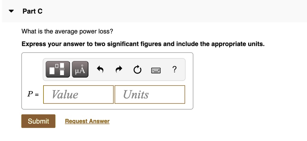 part c what is the average power loss express your answer to two ...