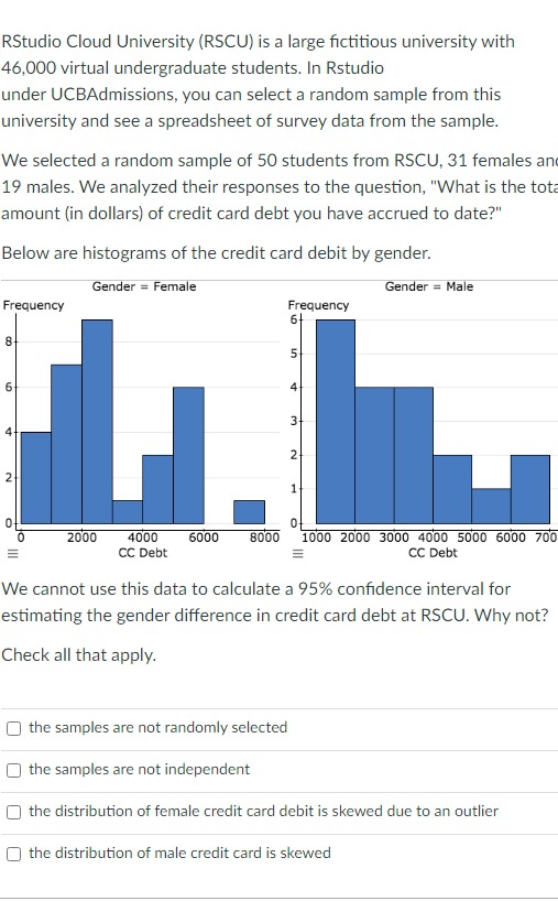 RStudio Cloud University (RSCU) is a large fictitious university with ...