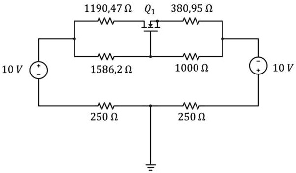 SOLVED: Consider the following circuit with an N-channel incremental ...