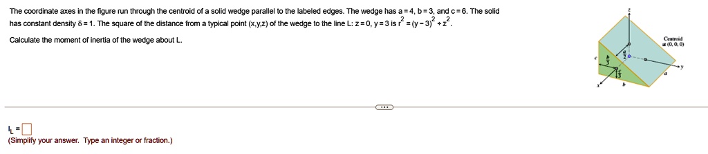 SOLVED: The coordinate axes in the figure run through the centroid of a ...