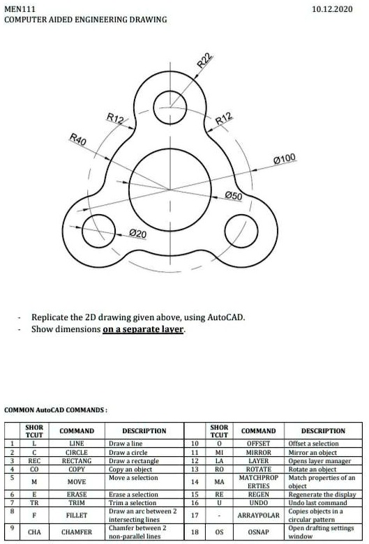 draw it please with autocad and send it as an autocad file men111 computeraided engineering ...