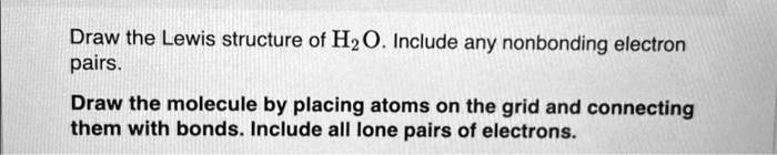 Solved Draw The Lewis Structure Of Ho Include Any Nonbonding Electron