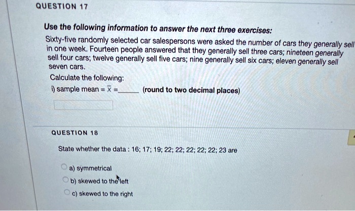 SOLVED: Use the following information to answer the next three ...