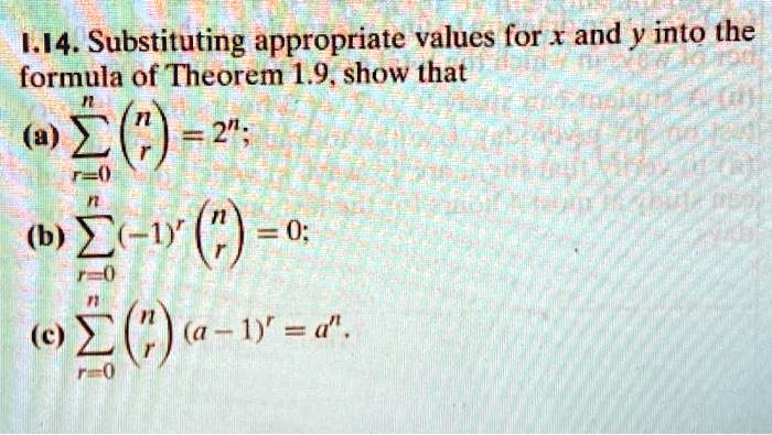 1.14. Substituting appropriate values for x and y into the formula of ... 1.14. Substituting appropriate values for x and y into the formula of ...
