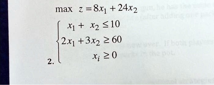 SOLVED: Please solve using linear programming. Thanks! SOLVED: Please solve using linear programming. Thanks!