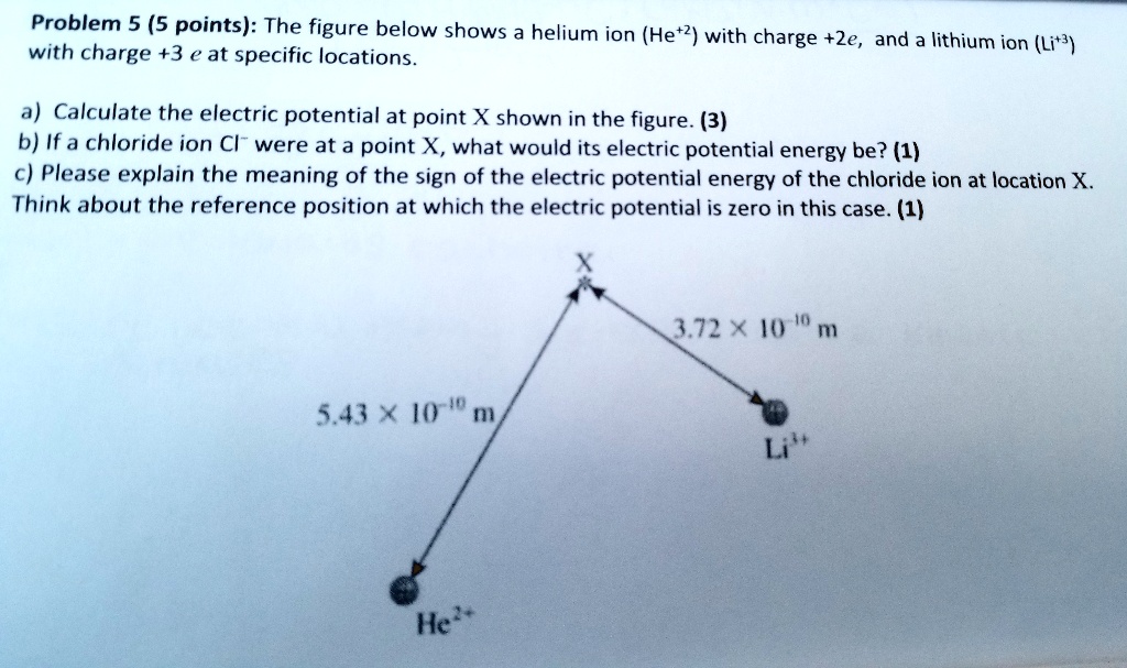 Problem 5 5 points the figure below shows a helium ion he...
