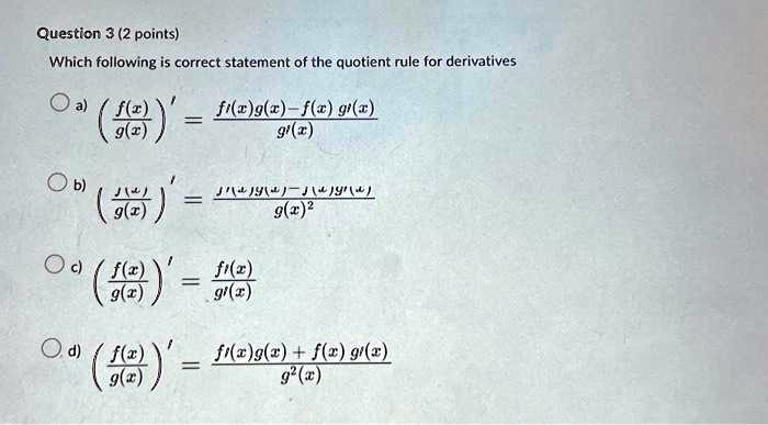 SOLVED: Question 3(2points) Which following is correct statement of the ... SOLVED: Question 3(2points) Which following is correct statement of the ...