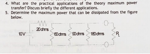 4. What are the practical applications of the theory of maximum power ...