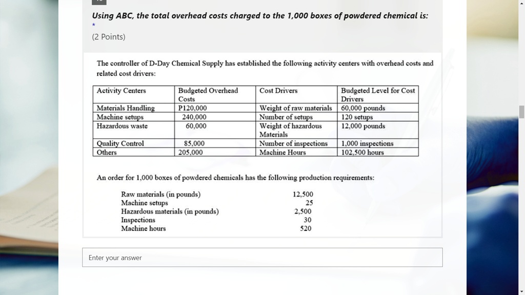 SOLVED: Assume that 50,000 units are put into production for Job 101 and the total cost of ...