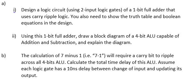 Solved 1 Design A Logic Circuit Using 2 Input Logic Gates Of A 1 2971