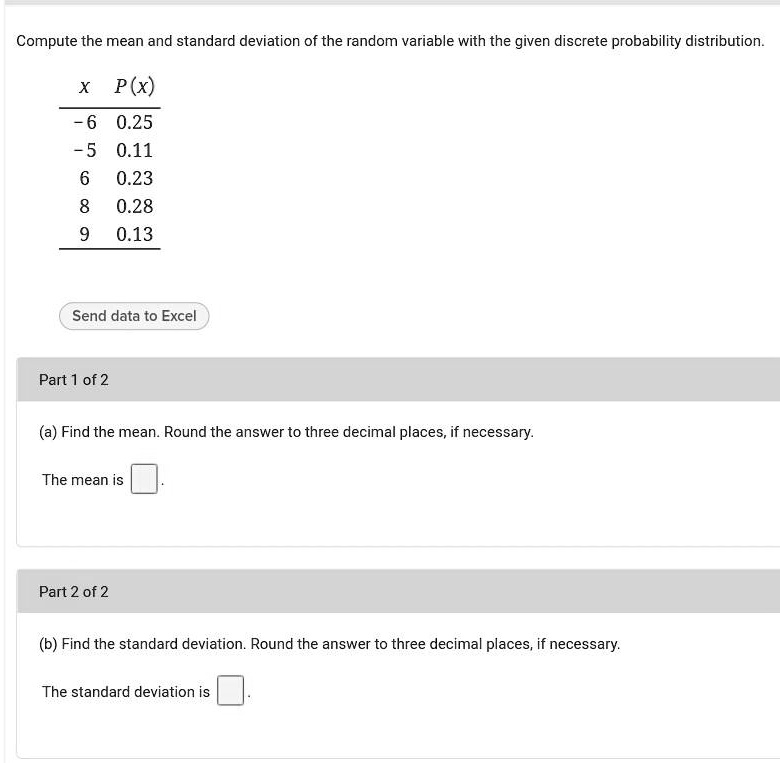Probability Using Mean And Standard Deviation Excel Tondelta