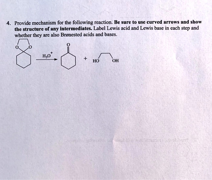 SOLVED: Provide mechanism for the following reaction. Be sure to use ...