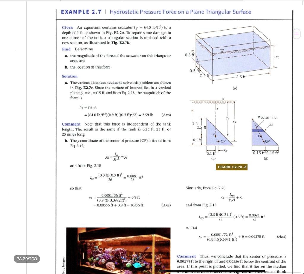 explain why xc equals 0 and what is xc example 27 i hydrostatic ...