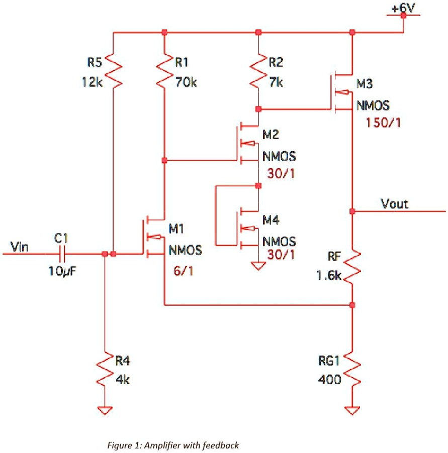 SOLVED: Consider the amplifier below and calculate the following: a. Loop transmission b. Closed ...
