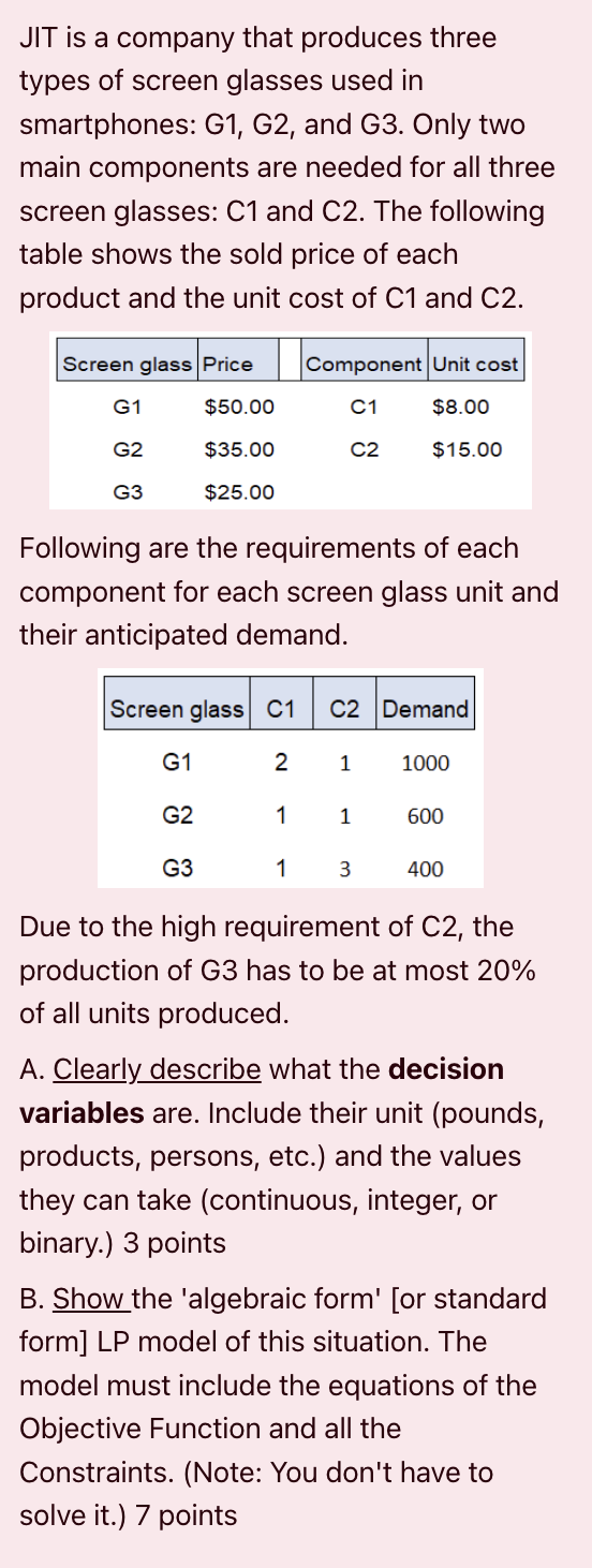 JIT is a company that produces three types of screen glasses used in smartphones: G1, G2, and G3 ...