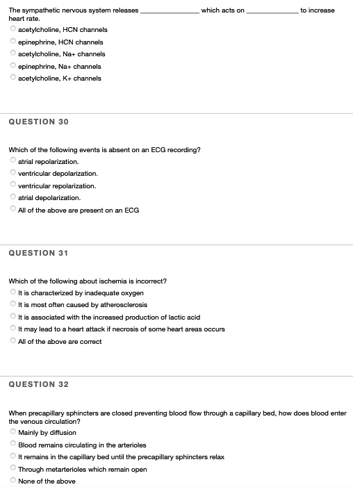 the sympathetic nervous system releases heart rate acetylcholine hcn ...