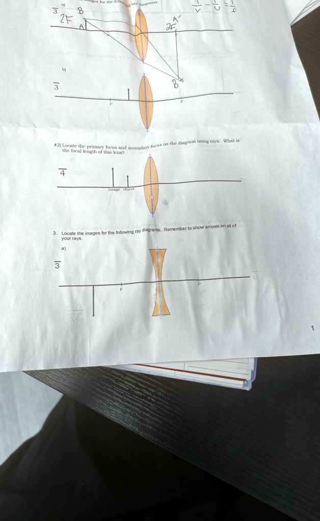 3 b 2f a 13 b 2 locate the primary focus and secondary focus on the ...