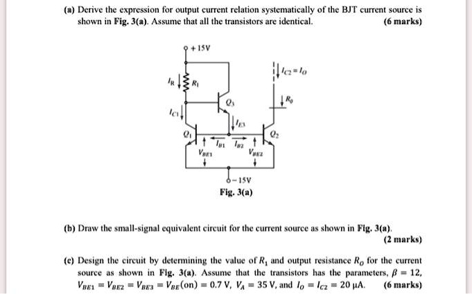SOLVED: Derive the expression for the output current relation ...