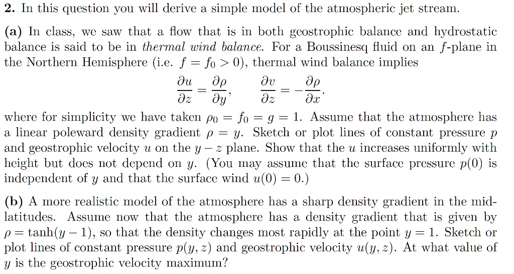 SOLVED: 2. In this question, you will derive a simple model of the ...