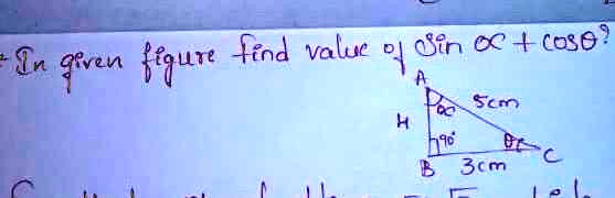 SOLVED: 'in given figure find value of sin +cos