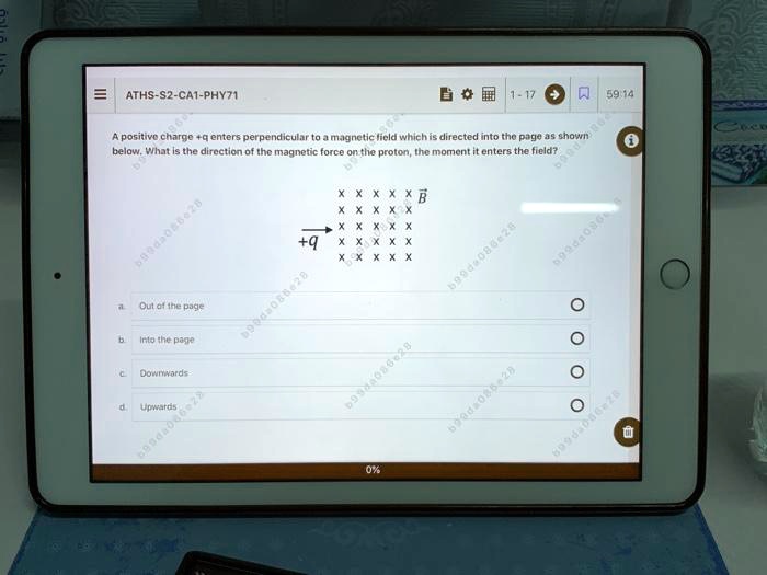 aths s2 ca1 phy71 5914 below what is the direction of the magnetic ...
