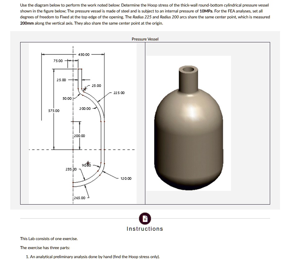 Use the diagram below to perform the work noted below: Determine the ...