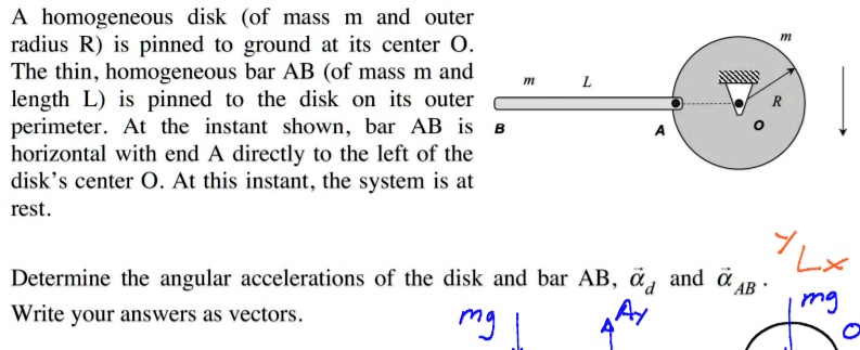 SOLVED: In this problem, why is omega (angular velocity at A B) zero ...