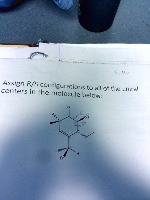 SOLVED: Assign R/s configurations to all of the chiral centers in the ... SOLVED: Assign R/s configurations to all of the chiral centers in the ...