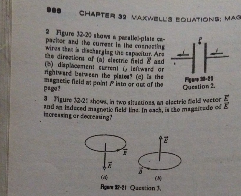 De? CHAPTER 32 MAXWELL'S EQUATIONS: MAG 2 Figure 32-20 shows a parallel ...
