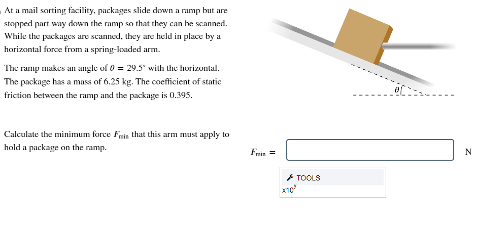 At a mail sorting facility, packages slide down a ramp but are stopped ...