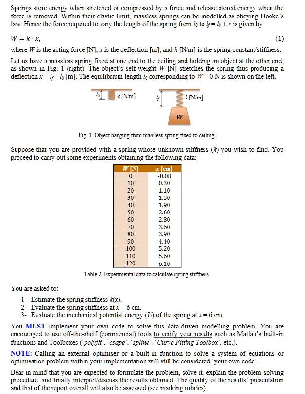 matlab matlab springs store energy when stretched or compressed by ...