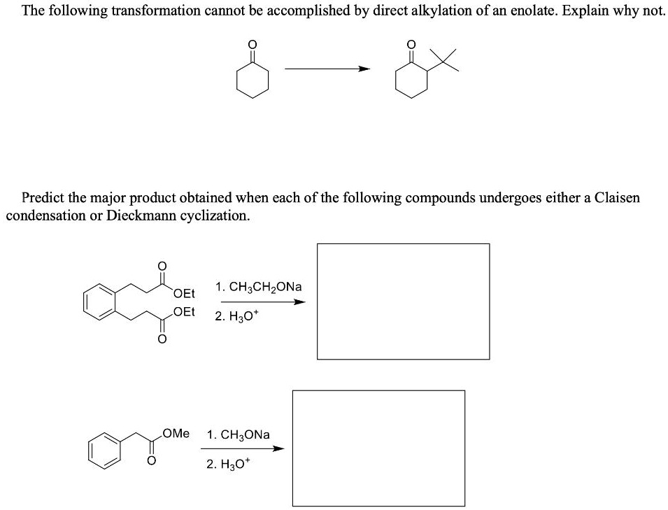 SOLVED: The following transformation cannot be accomplished by direct ...