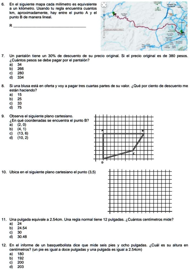 SOLVED: hola me pueden audar con la tarea porfas En el siguiente mapa ...