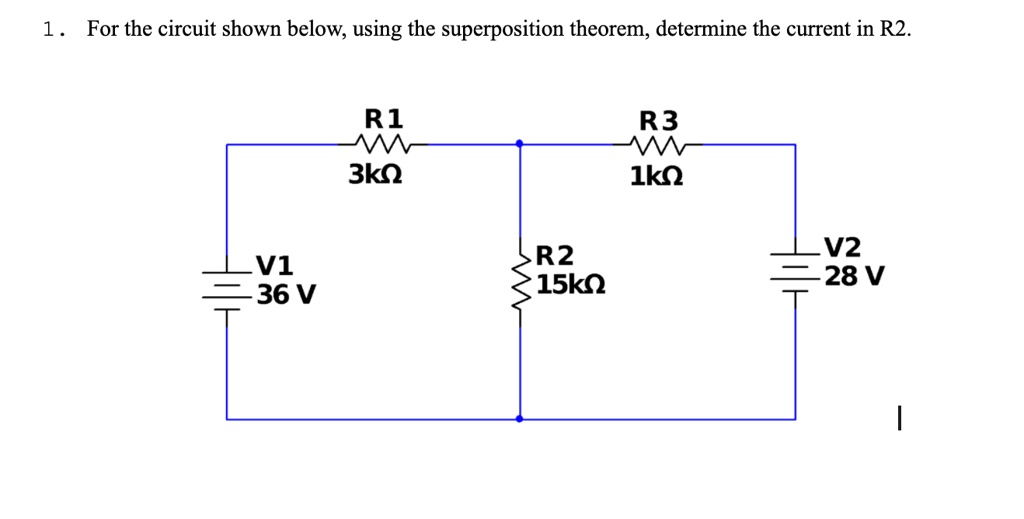 Solved Please Help Solve And Explain 1 For The Circuit Shown Below