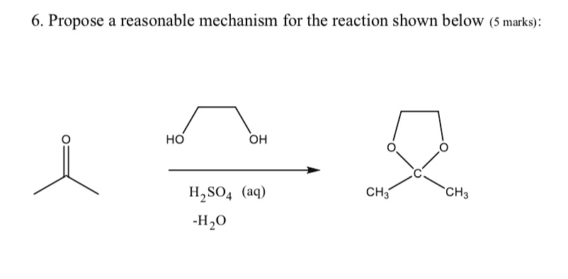 SOLVED: 6. Propose a reasonable mechanism for the reaction shown below ... SOLVED: 6. Propose a reasonable mechanism for the reaction shown below ...
