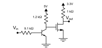 SOLVED: BJTs are often used for level-shifting (changing voltages from the microcontroller ...
