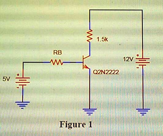 SOLVED: Design a fixed-base BJT bias circuit, similar to the one below, such that VCE = 5.5 V ...