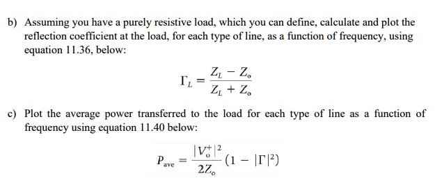 SOLVED: Assuming you have purely resistive load, which you can deline ...