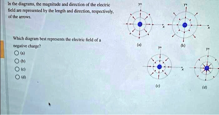 In the diagrams, the magnitude and direction of the...