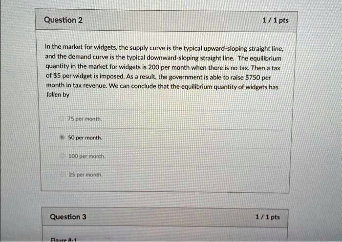 SOLVED: In the market for widgets, the supply curve is the typical ...