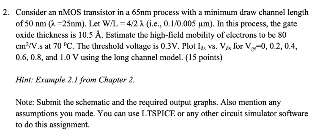 SOLVED: Use LTspice to solve this problem only. Use LTspice to solve this problem only. Use ...