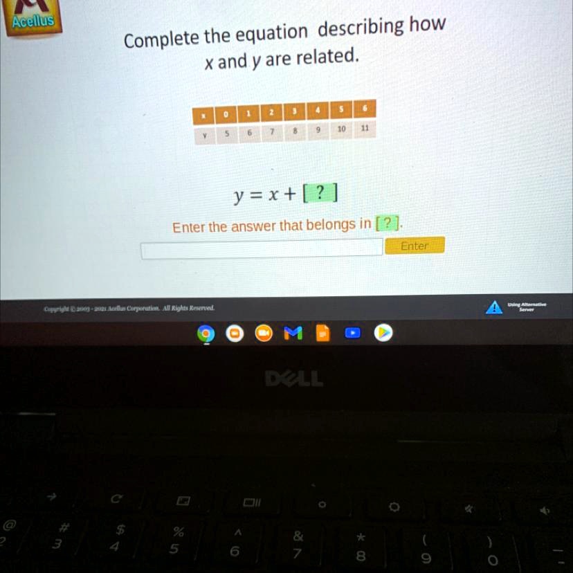 SOLVED: 'I need help .. due now Acellus Complete the equation ...