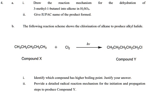 SOLVED: Draw the reaction mechanism for the dehydration of 3-methyl-2-butanol into an alkene in ...