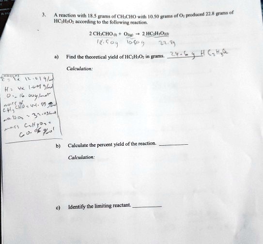 Theoretical Yield In Grams