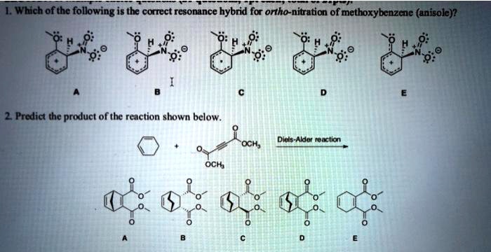 SOLVED: Which of the following is the correct resonance hybrid for ...