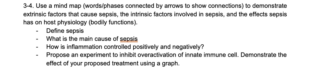 SOLVED: 3-4 Use a mind map (wordslphases connected by arrows to show ...