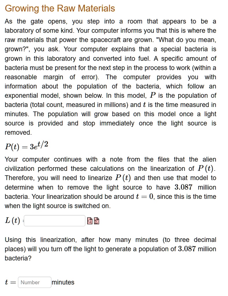 Growing the Raw Materials As the gate opens, you step into a room that appears to be a ...