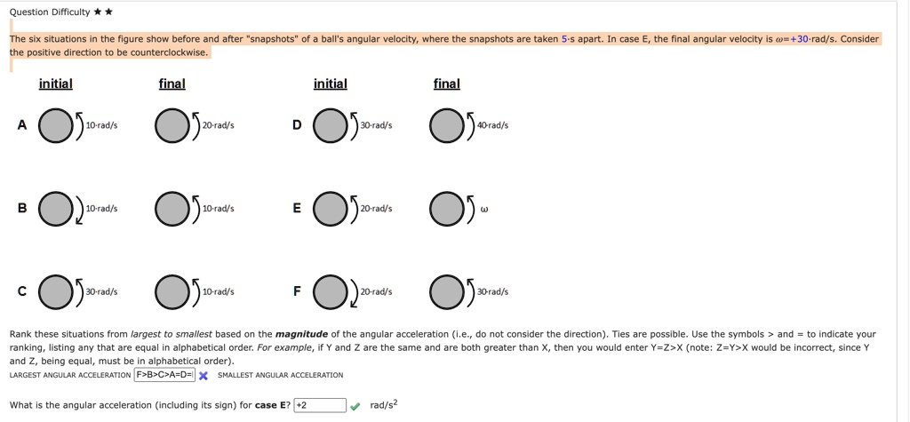 SOLVED: The six situations in the figure show before and after ...
