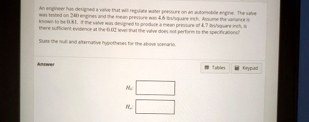 SOLVED: An erg nee Nas des E"cu ? valve that will regulate water ...