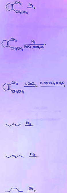 SOLVED: Predict the structures of major isomers formed in the following ...